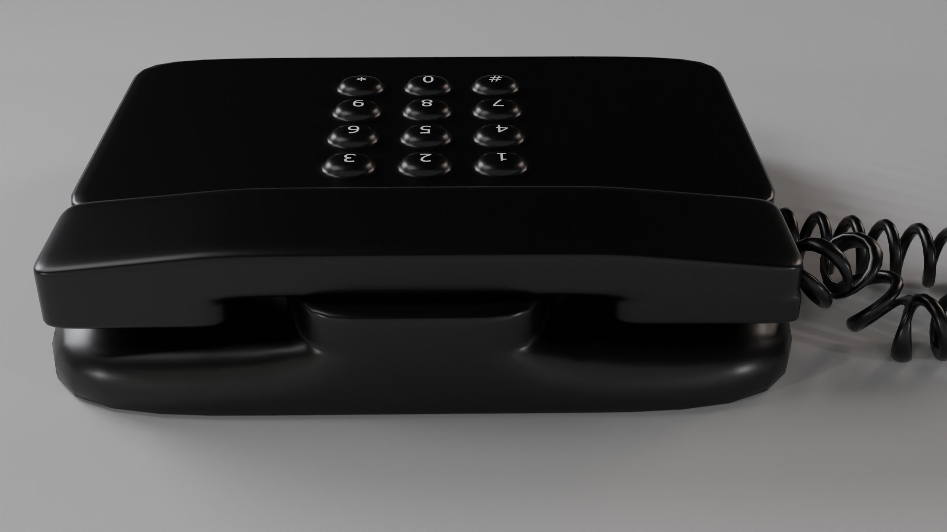 Free 3D Old Model Corded Phone Free 3D Model - TurboSquid 2073895