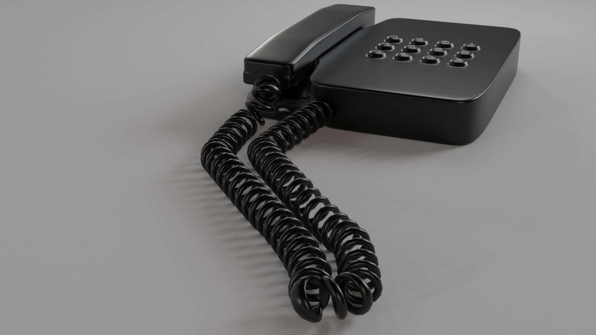 Free 3D Old Model Corded Phone Free 3D Model - TurboSquid 2073895
