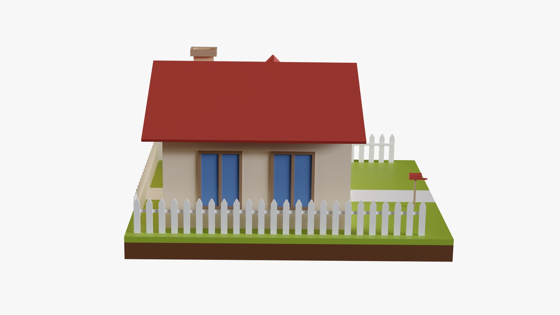 Isometric House Model - TurboSquid 2070051
