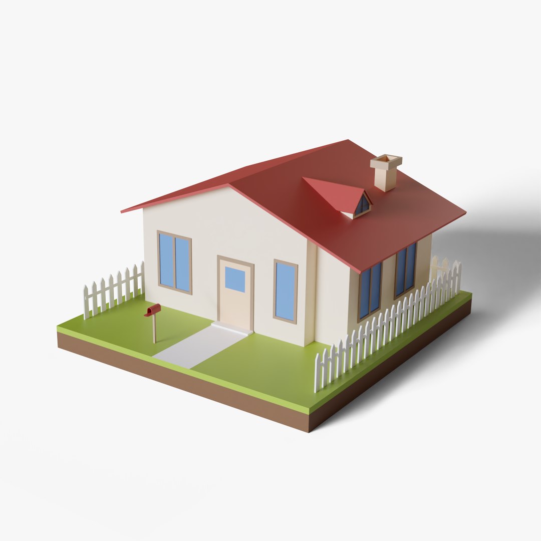 Isometric House Model - TurboSquid 2070051