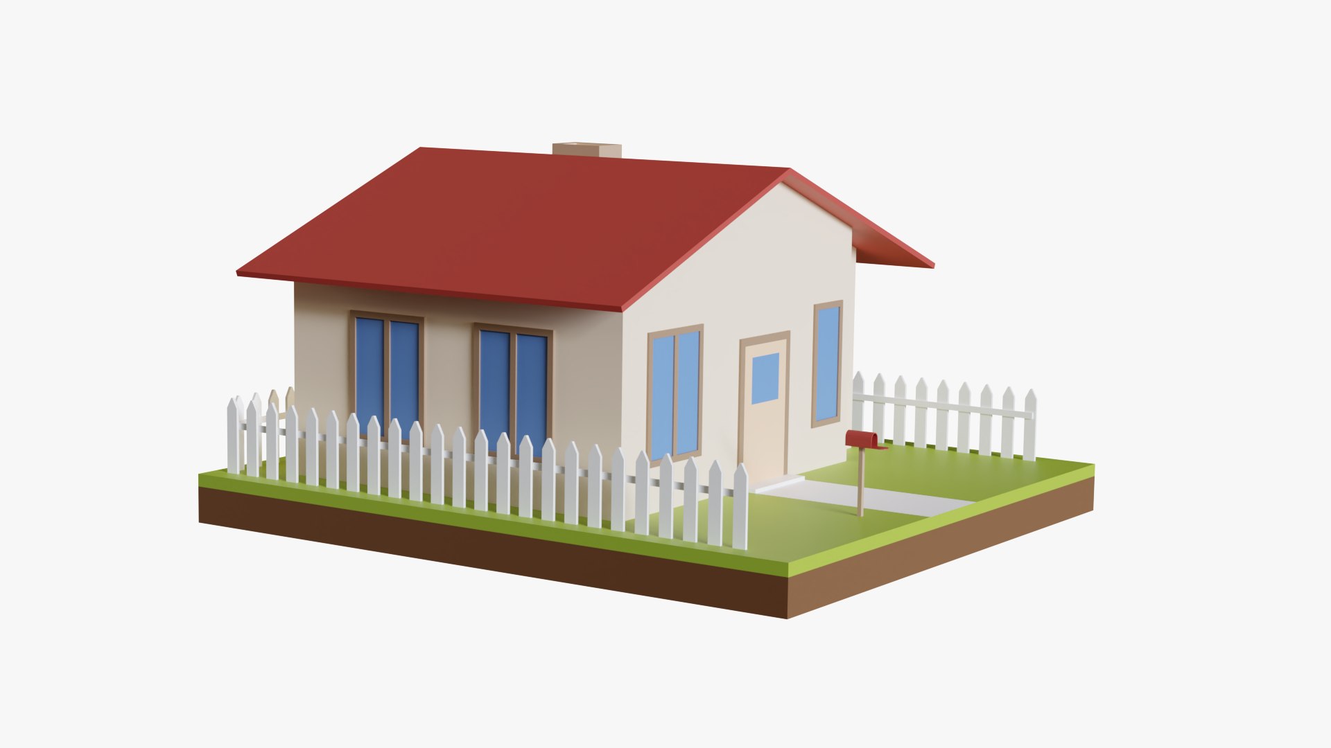 Isometric House Model - TurboSquid 2070051