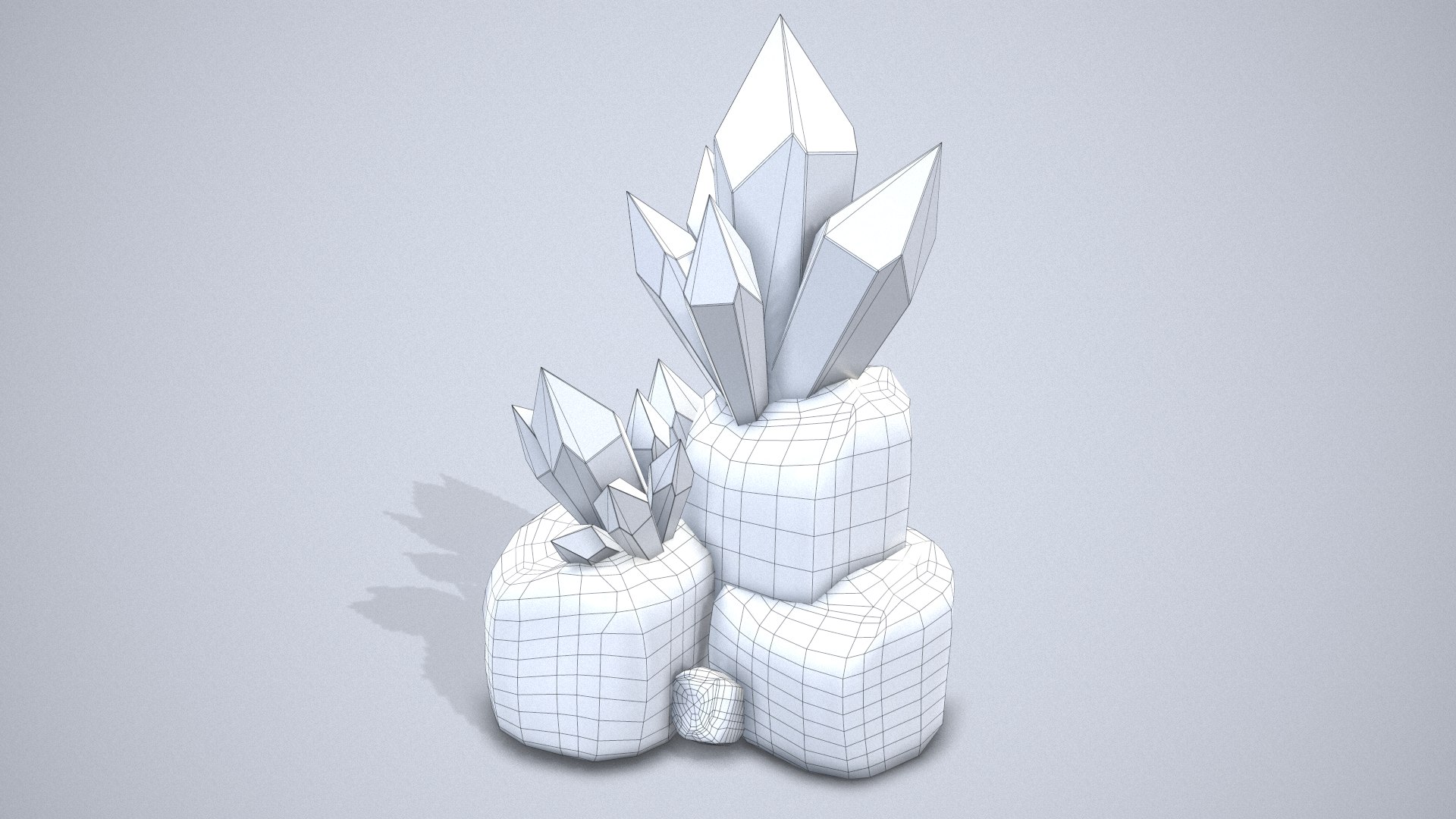 3D Cave Crystals Model - TurboSquid 1563577