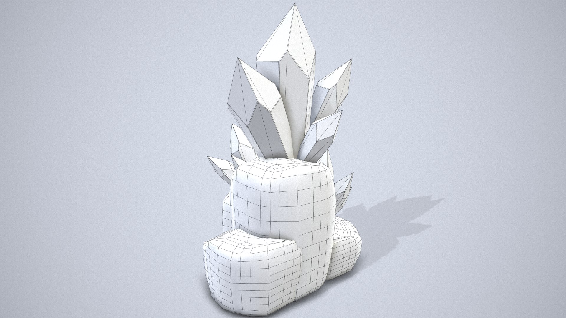 3D Cave Crystals Model - TurboSquid 1563577