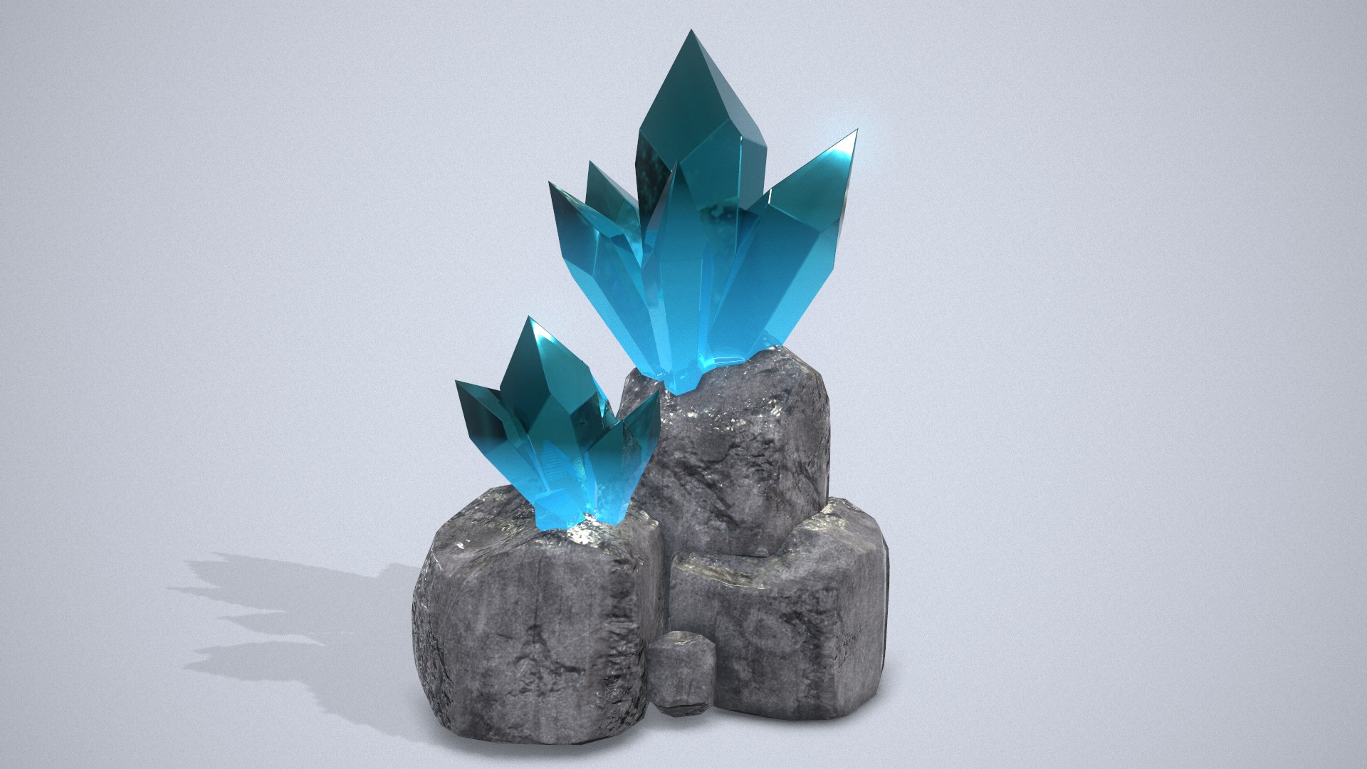3D Cave Crystals Model - TurboSquid 1563577