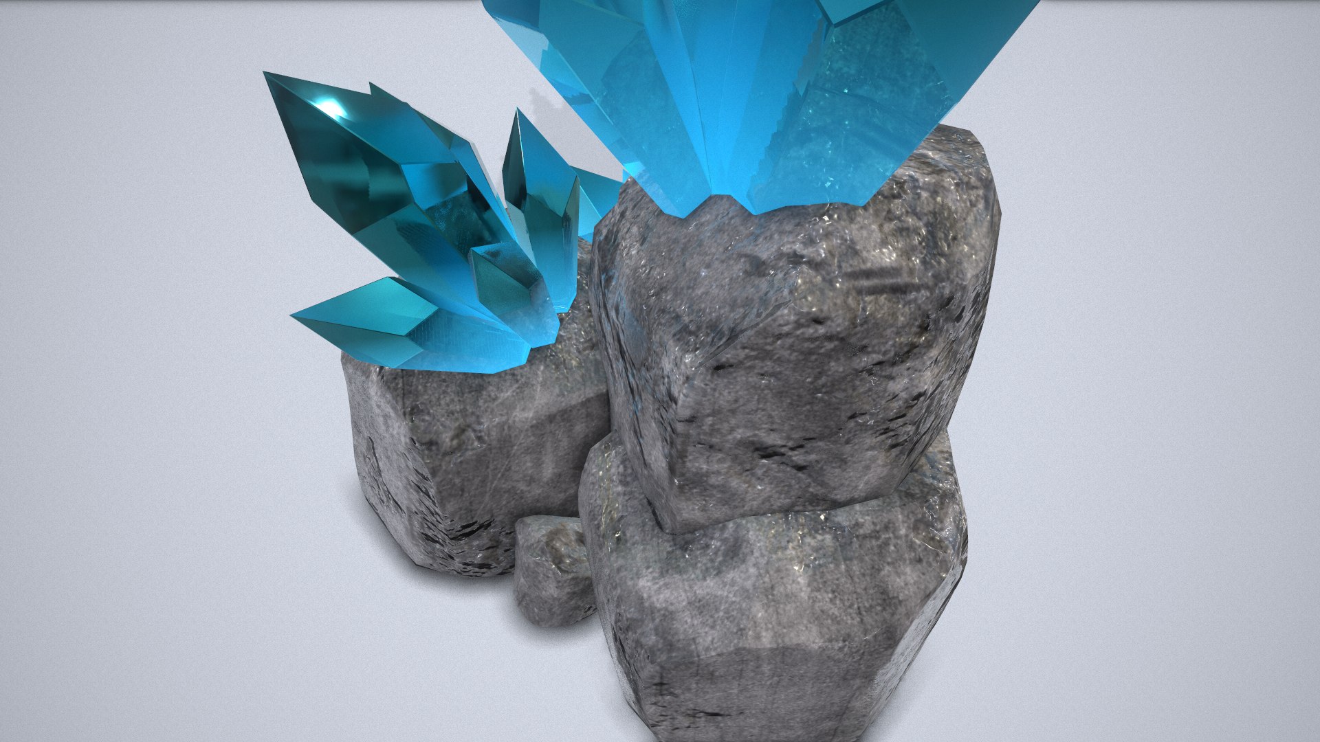 3D Cave Crystals Model - TurboSquid 1563577