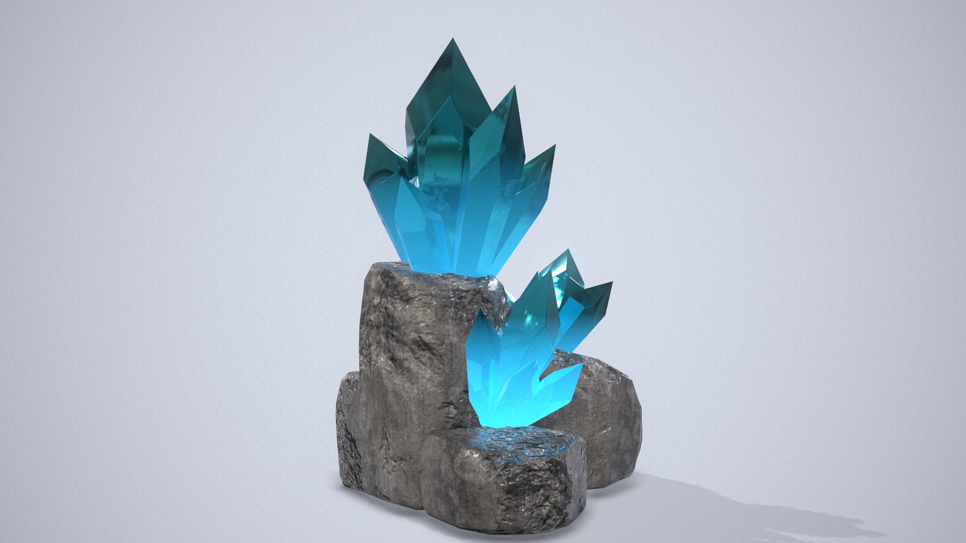 3D Cave Crystals Model - TurboSquid 1563577