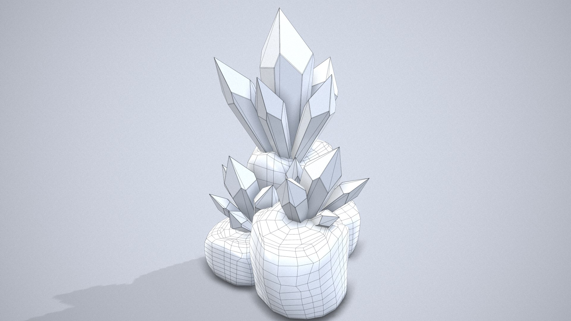 3D Cave Crystals Model - TurboSquid 1563577