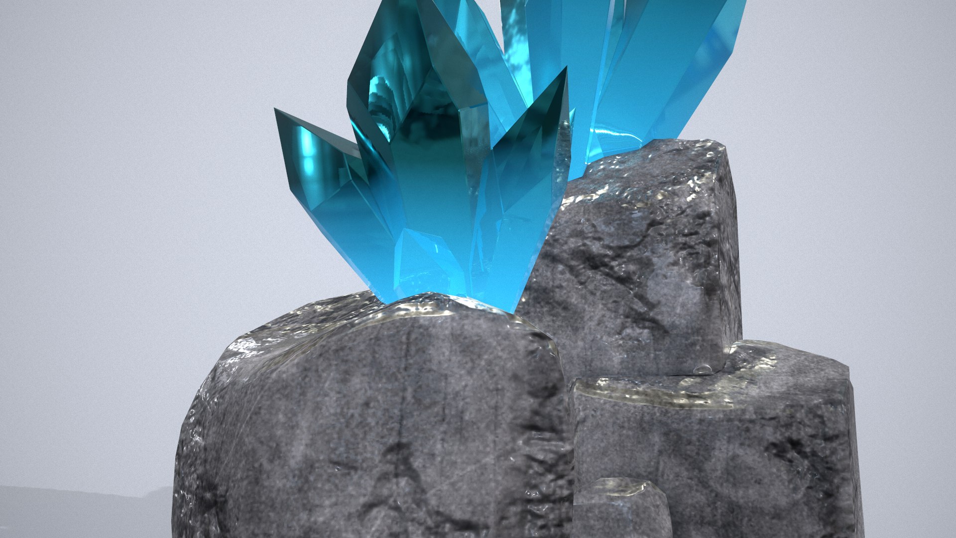 3D Cave Crystals Model - TurboSquid 1563577