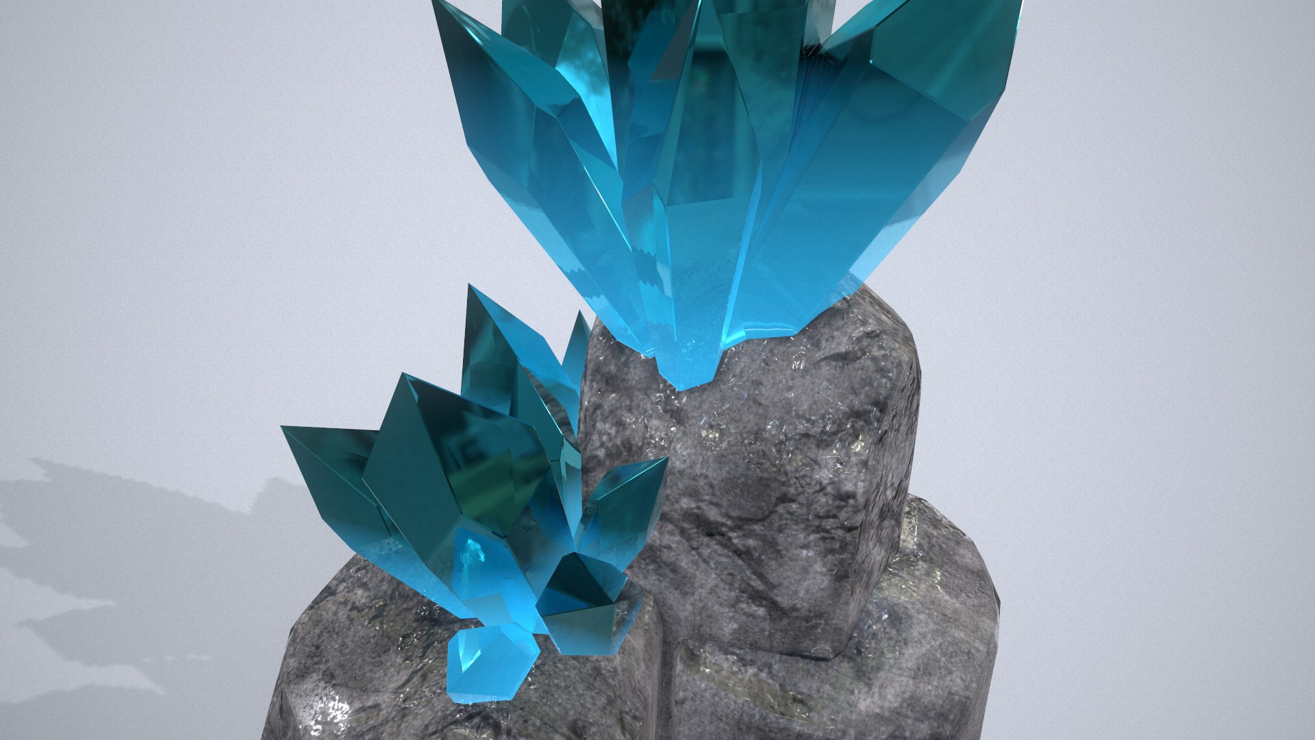 3D Cave Crystals Model - TurboSquid 1563577