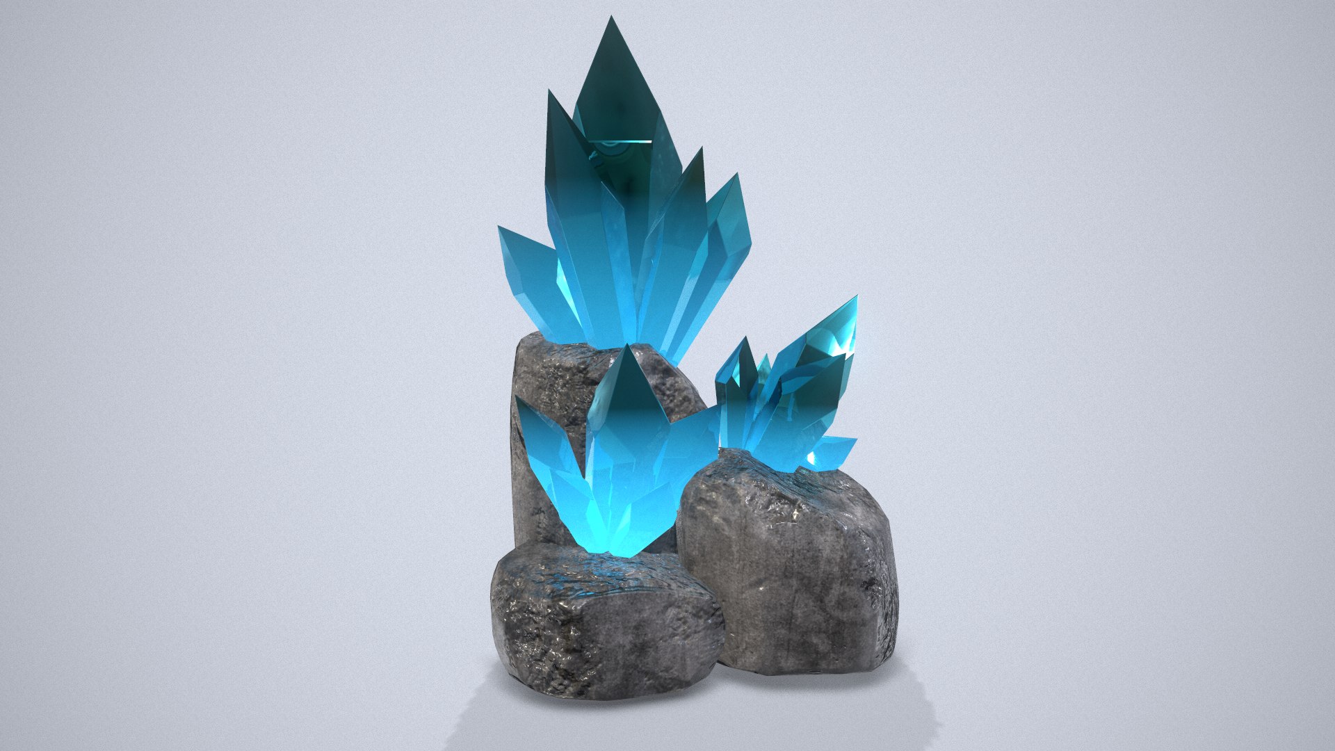 3D Cave Crystals Model - TurboSquid 1563577