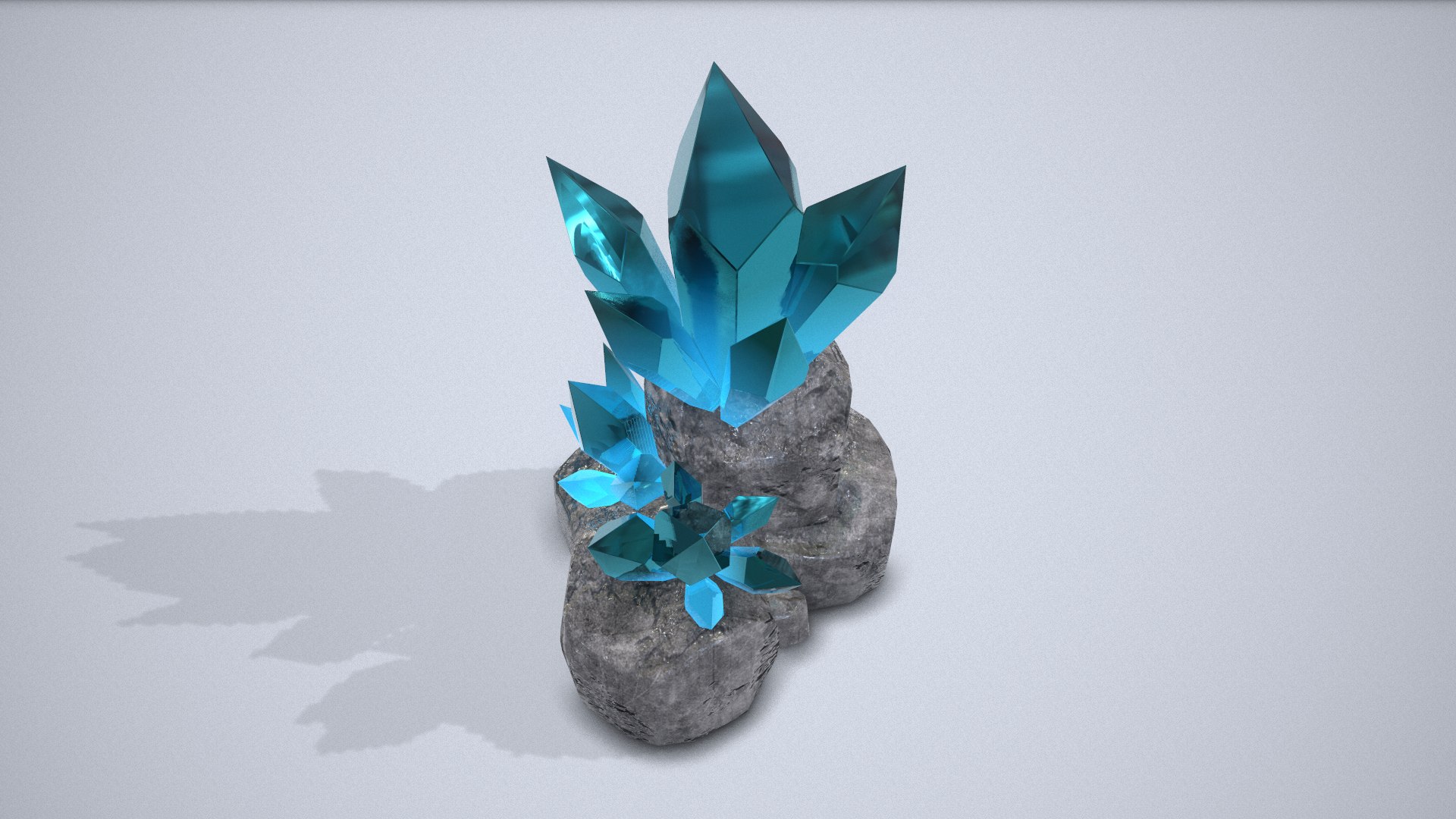 3D Cave Crystals Model - TurboSquid 1563577