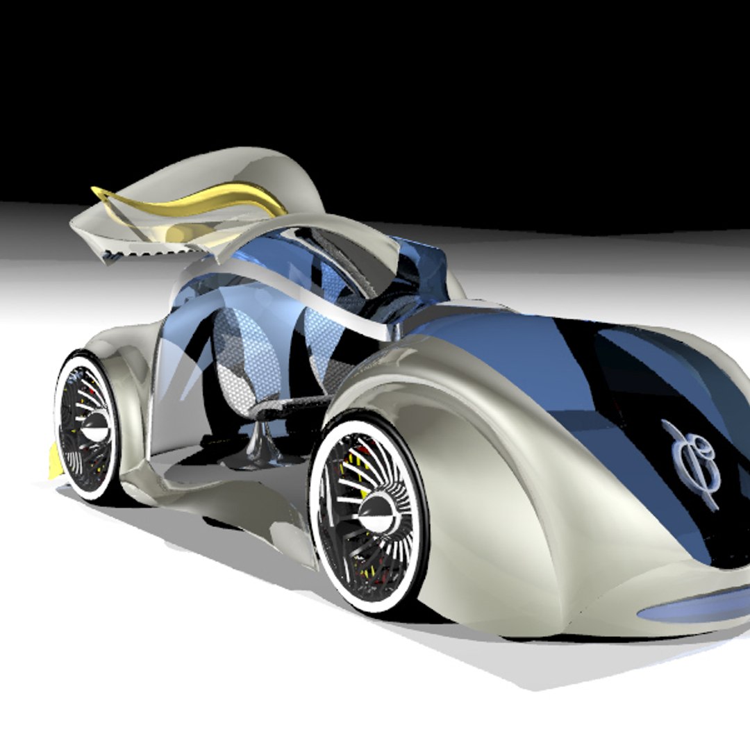 3d Sci-fi Car
