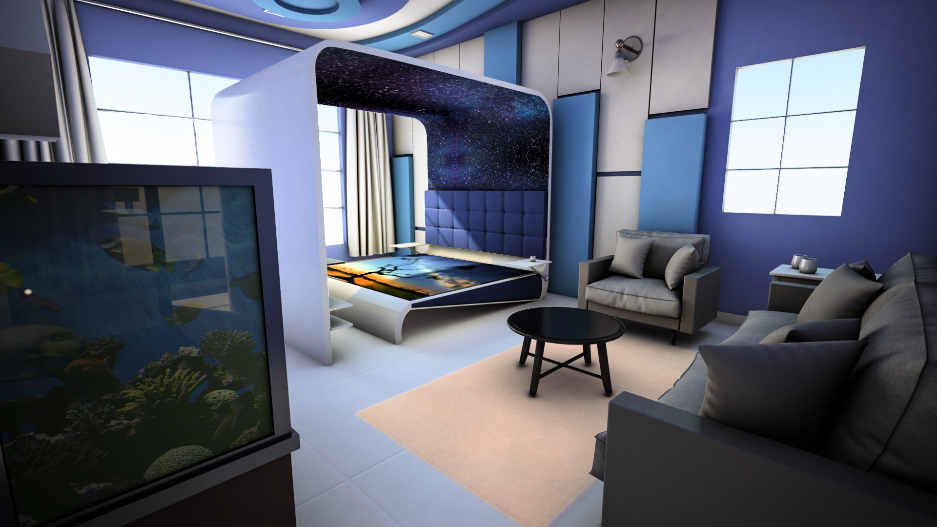 3D Interior Design Model - TurboSquid 1174030