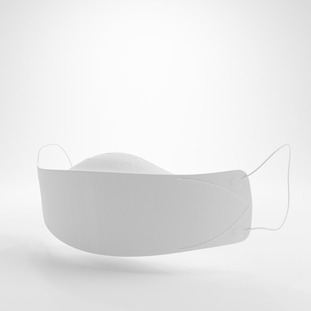 Surgical Mask-3D Model- Ready to Render-3dsMax Vray model - TurboSquid ...