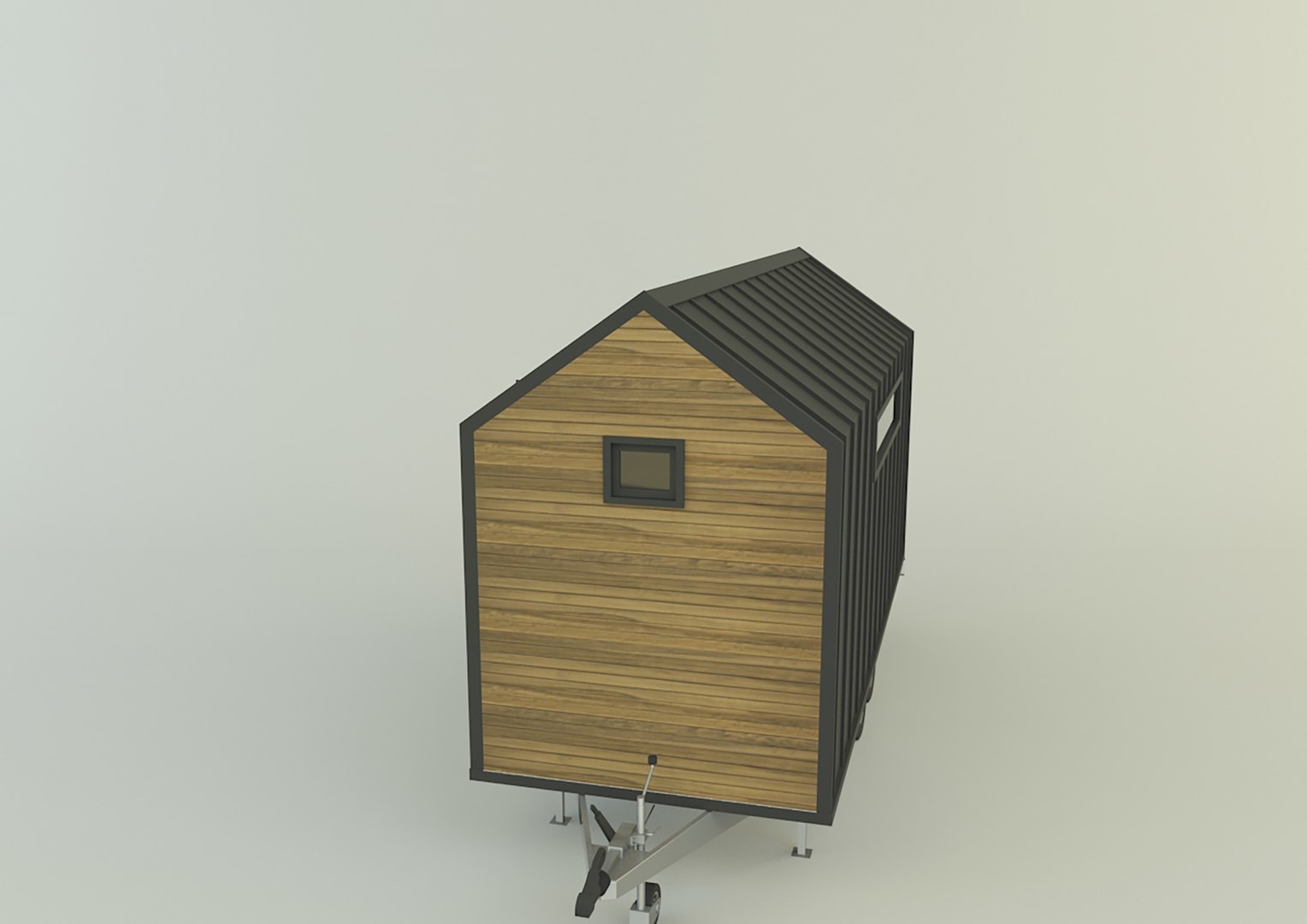 Tiny House Camping Caravan 3D - TurboSquid 2064243