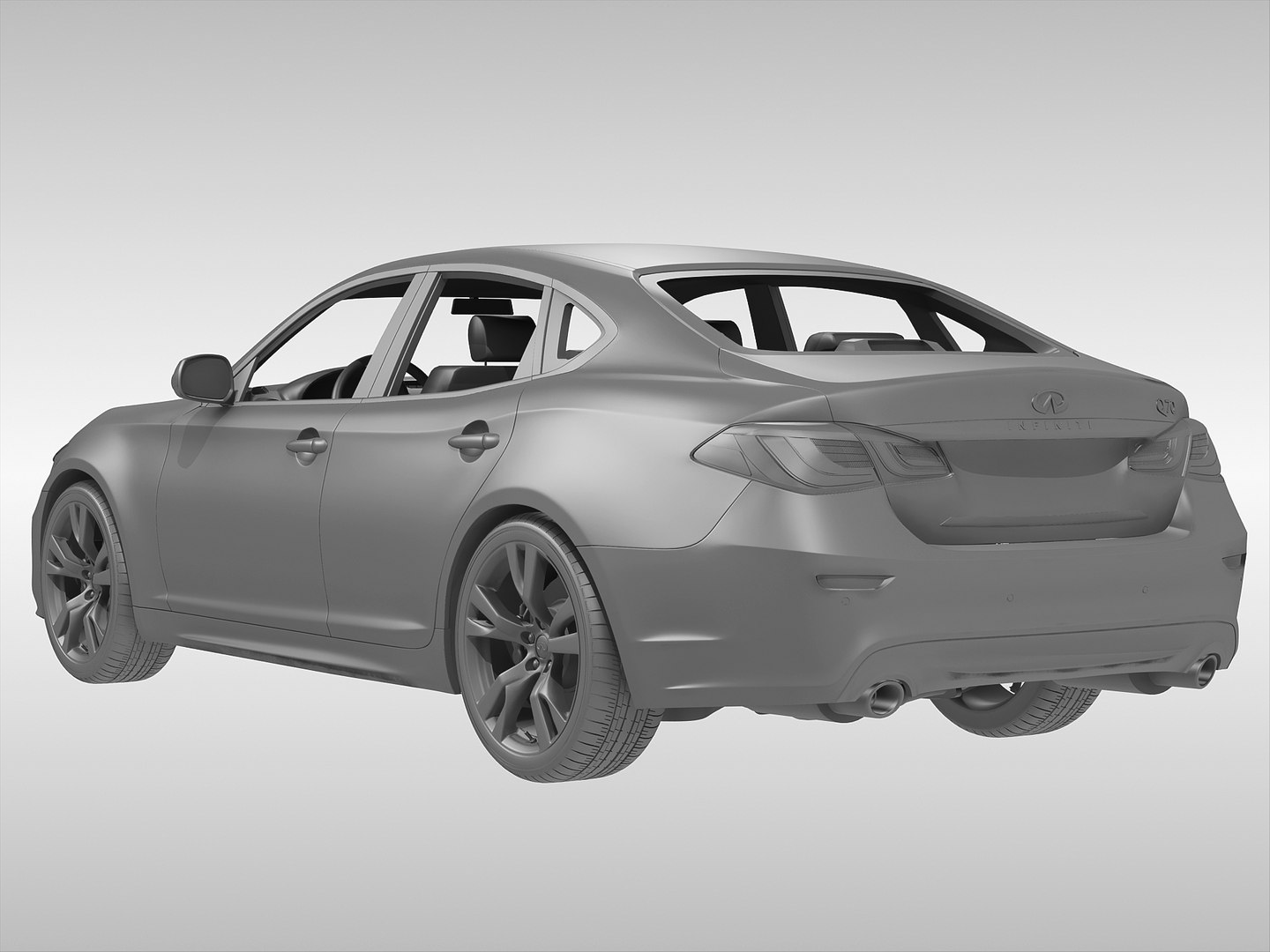 3d Model Infiniti Car