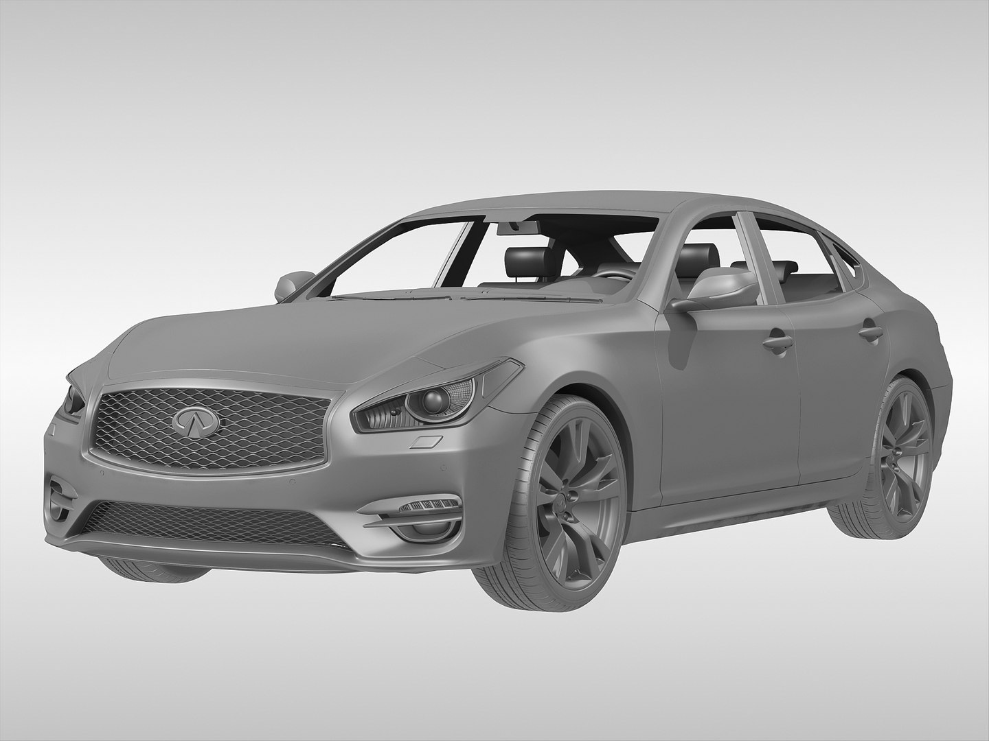 3d Model Infiniti Car