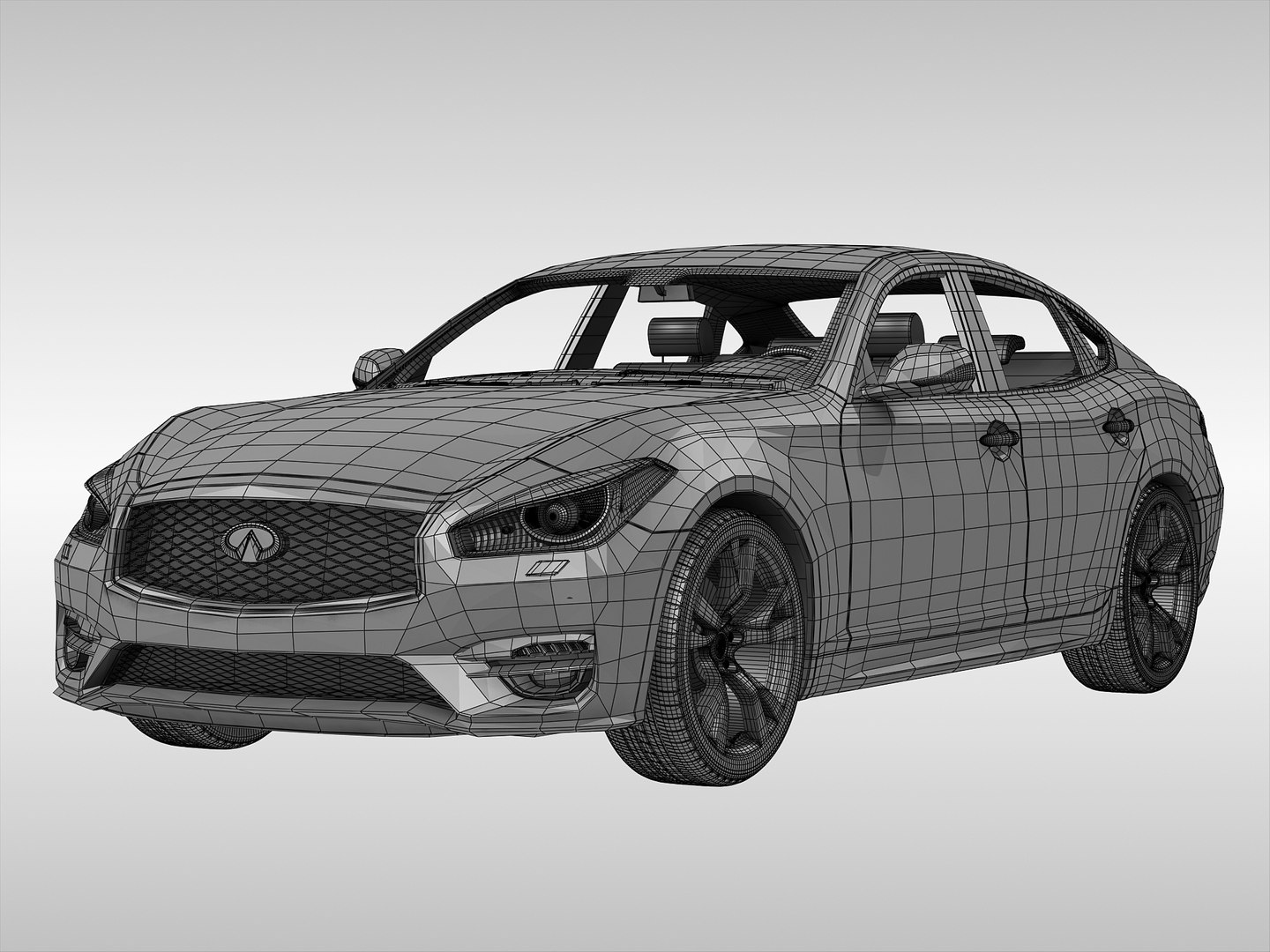 3d Model Infiniti Car