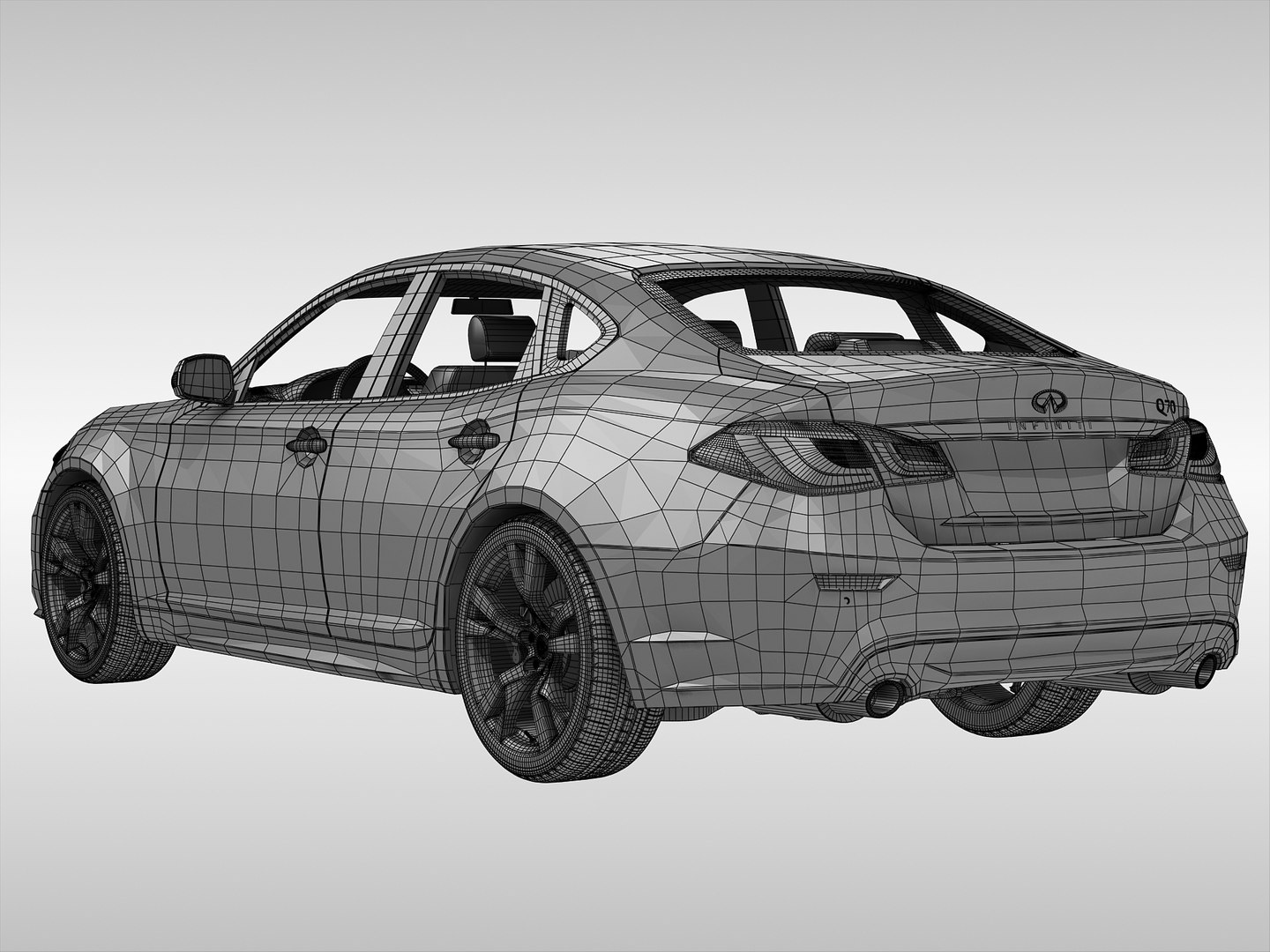 3d Model Infiniti Car