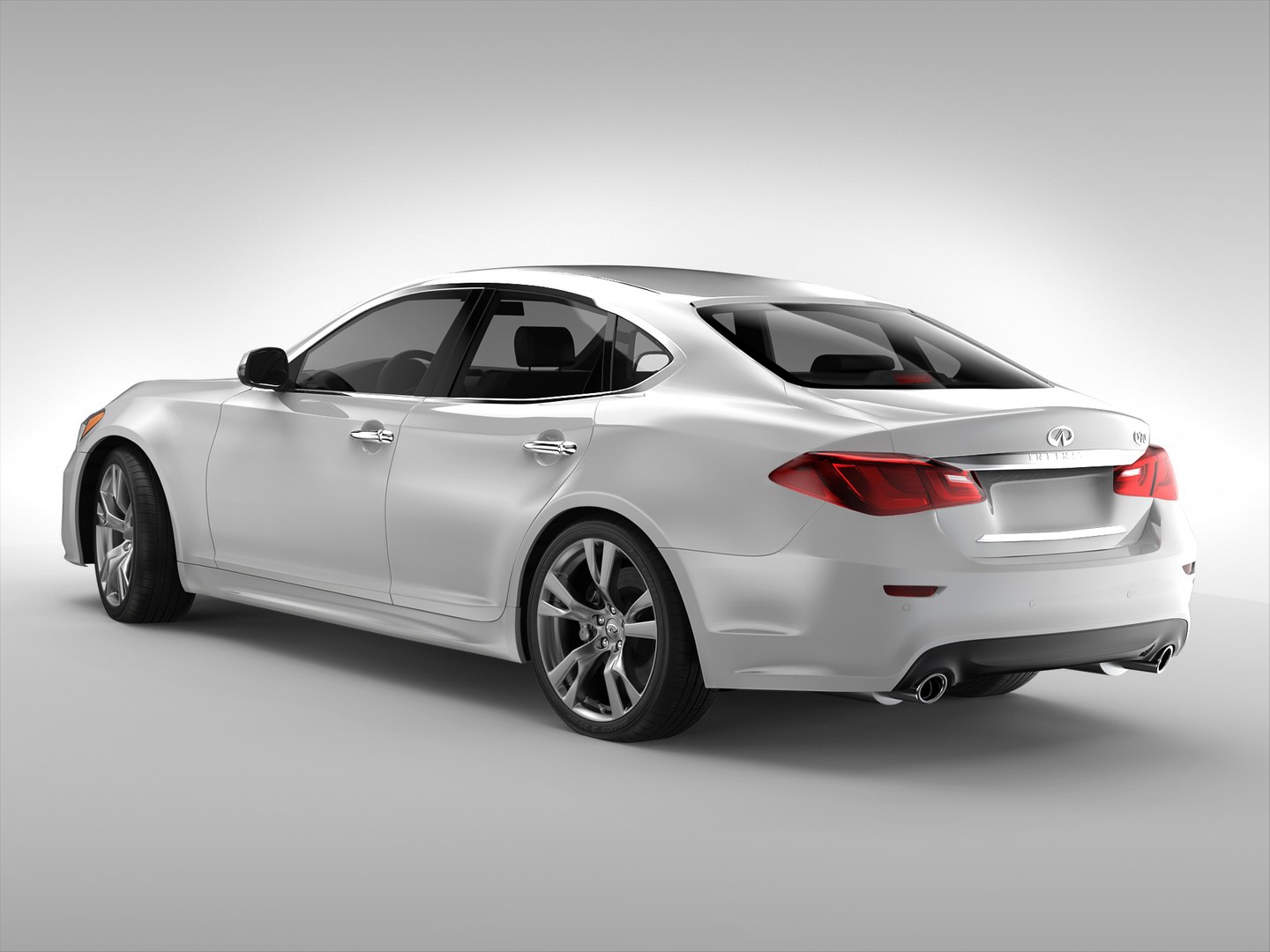 3d model infiniti car