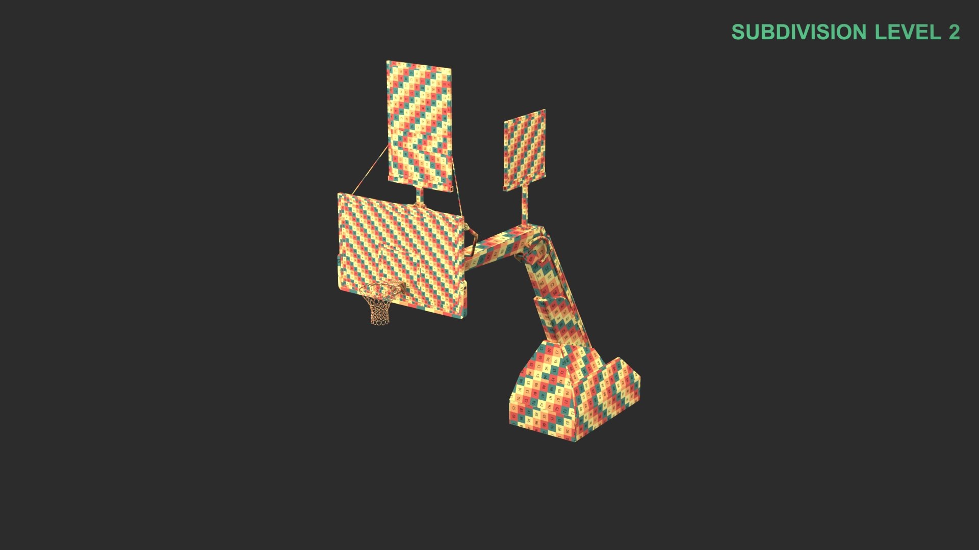 3D Basketball Hoop - TurboSquid 2370299