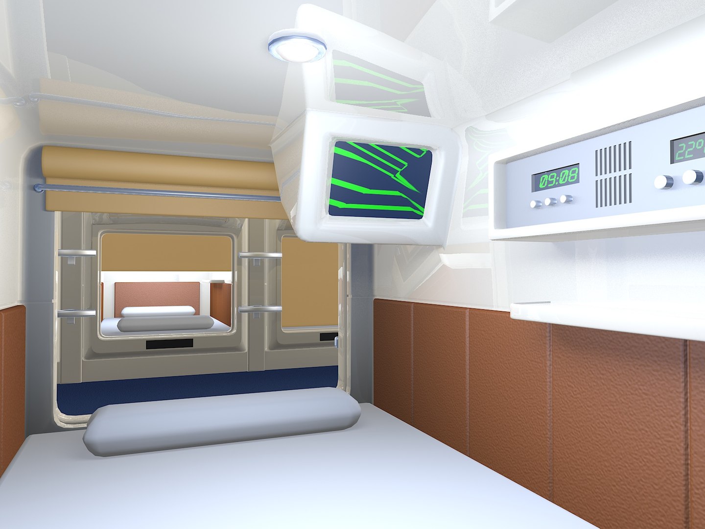 Capsule Hotel 3d Model