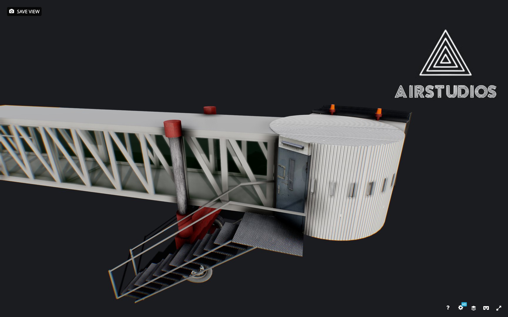 Airport Jetway 3D Model - TurboSquid 1887343