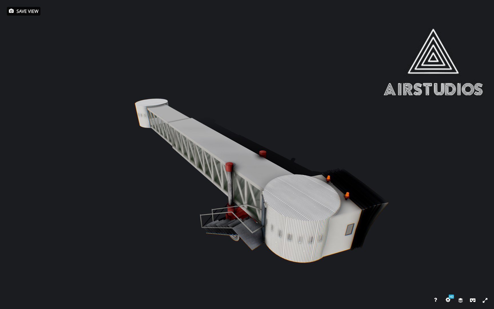 Airport Jetway 3D Model - TurboSquid 1887343