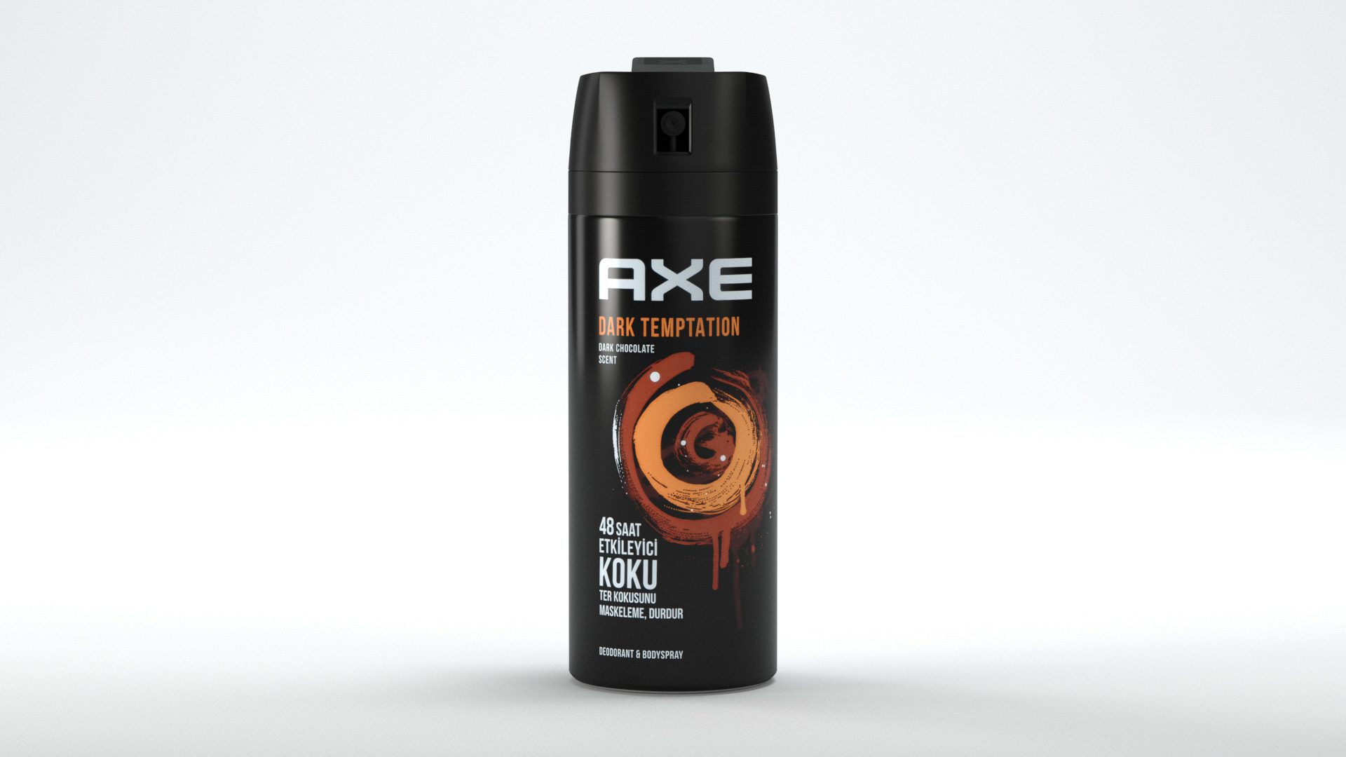 3D Axe Dark Temptation Deodorant Model - TurboSquid 2206288