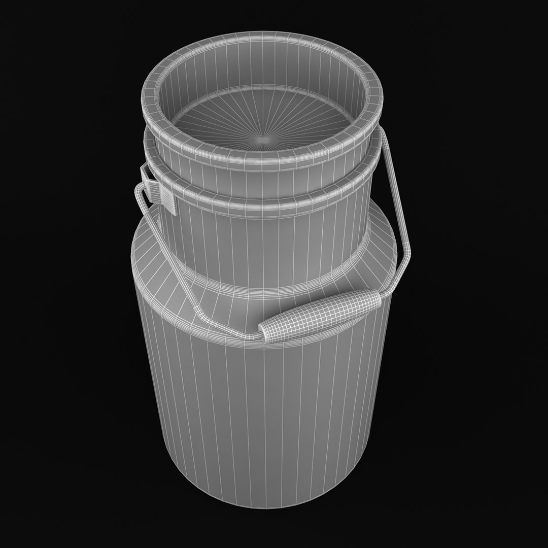 3d Milk Barrel
