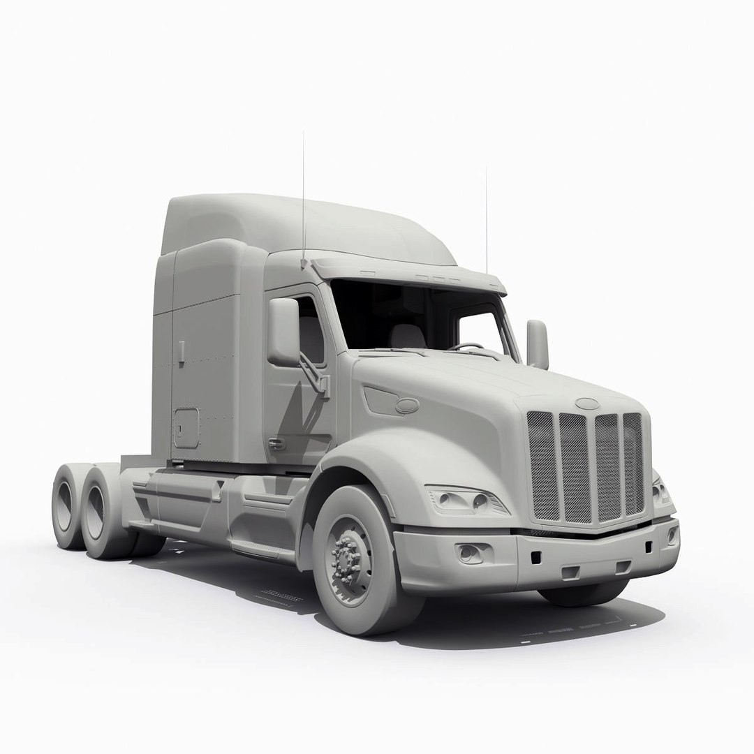 3d Model Semi Truck