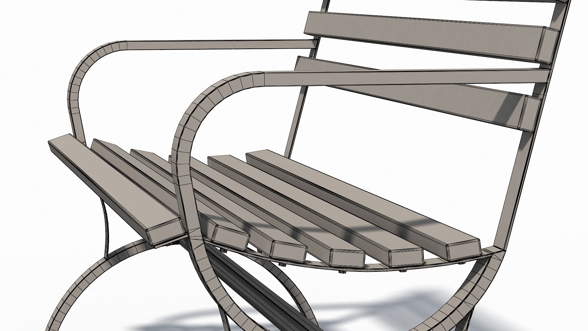 3D Garden Bench - TurboSquid 1979300