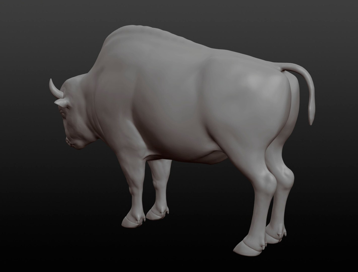3D Bison Base Mesh Model - TurboSquid 1720830