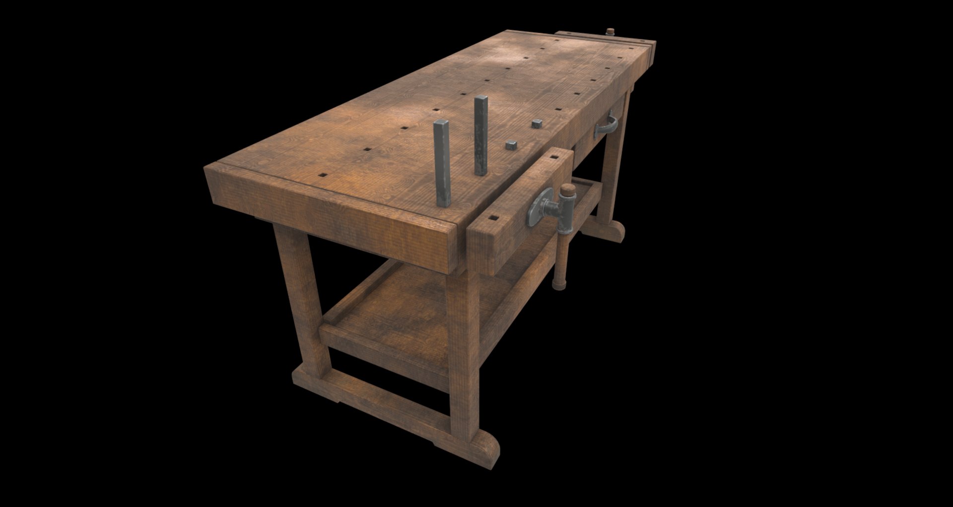 Work Bench 3D Model - TurboSquid 2278369