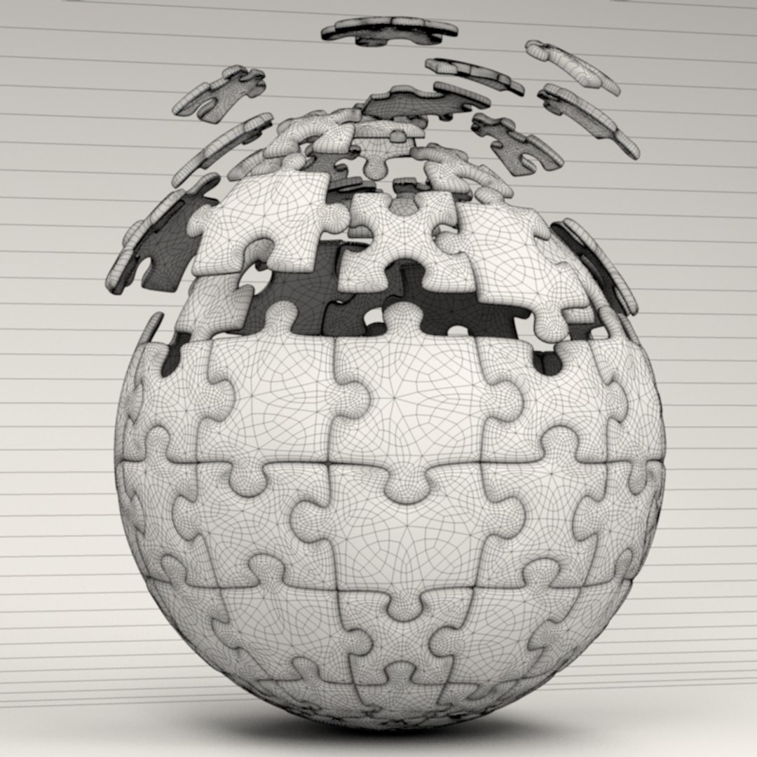 Puzzle Dollar Bill 3d C4d
