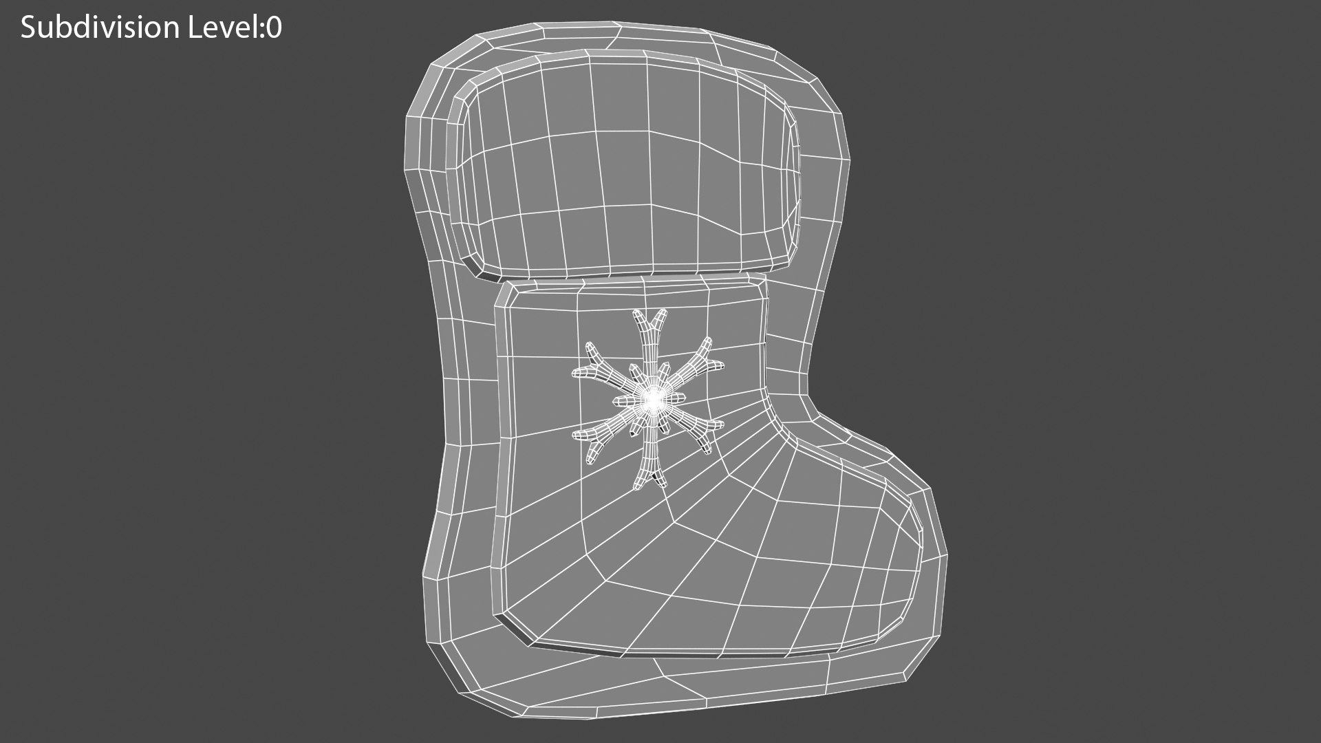 Gingerbread boot christmas cookie 3D model - TurboSquid 1651879