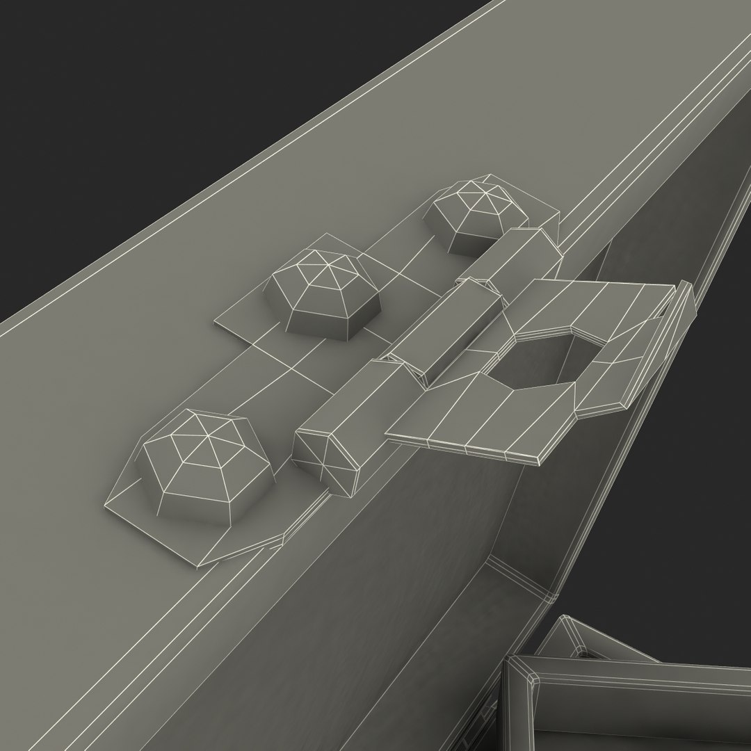 Old Cash Register 3d Model