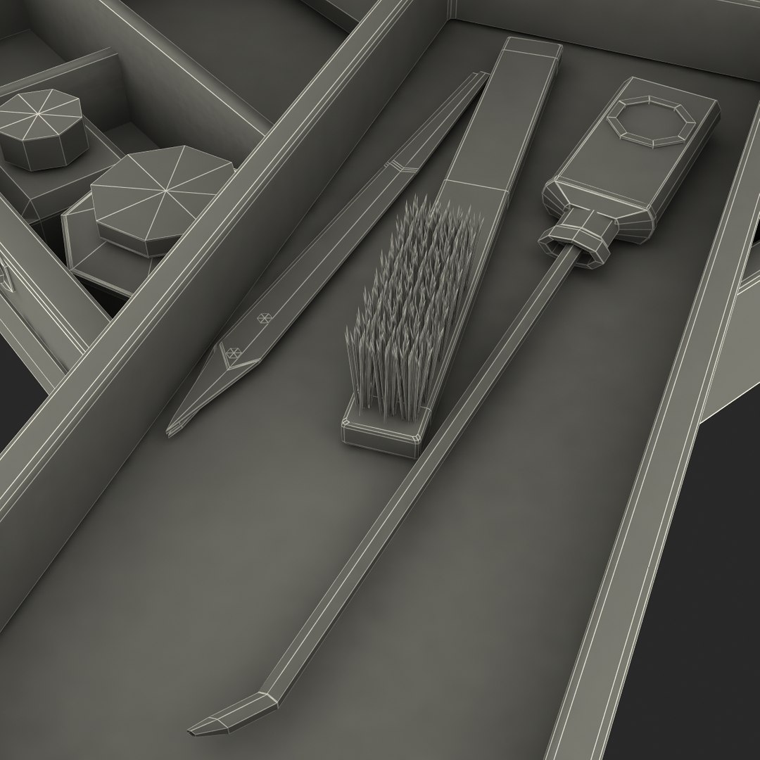 Old Cash Register 3d Model