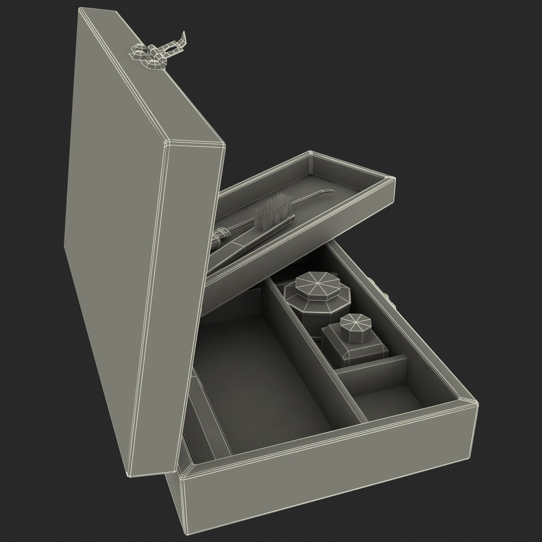 Old Cash Register 3d Model