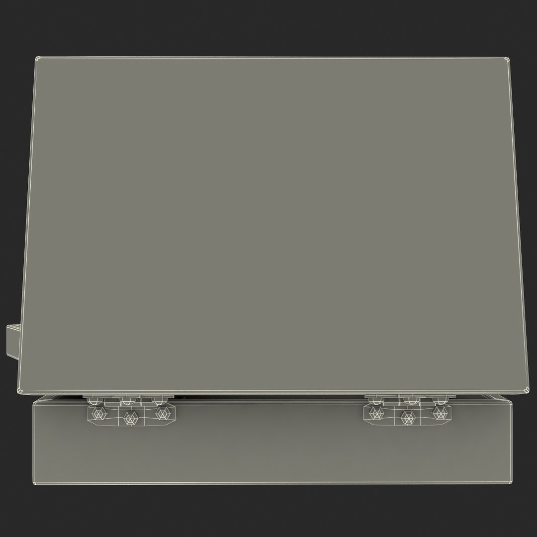 Old Cash Register 3d Model