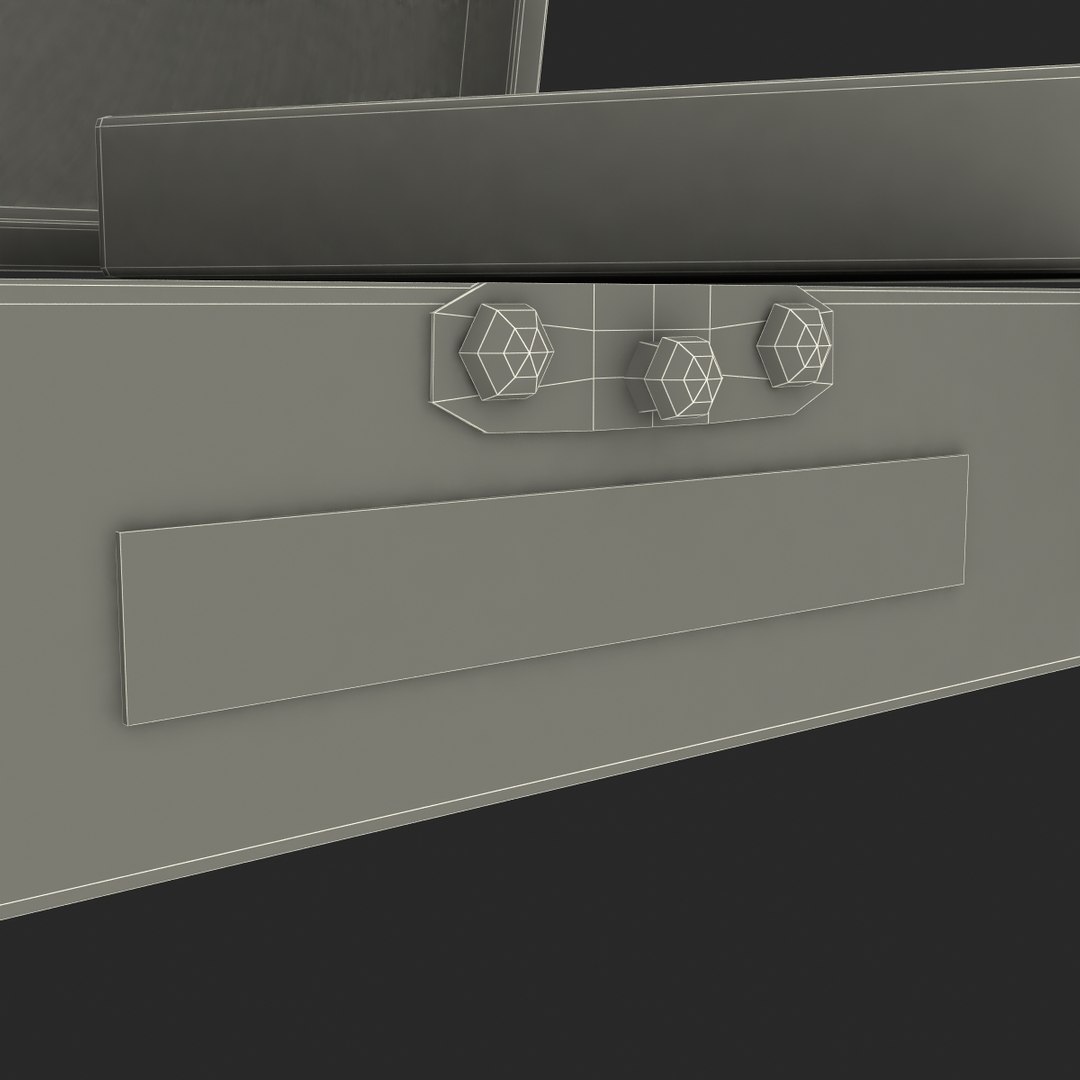 Old Cash Register 3d Model