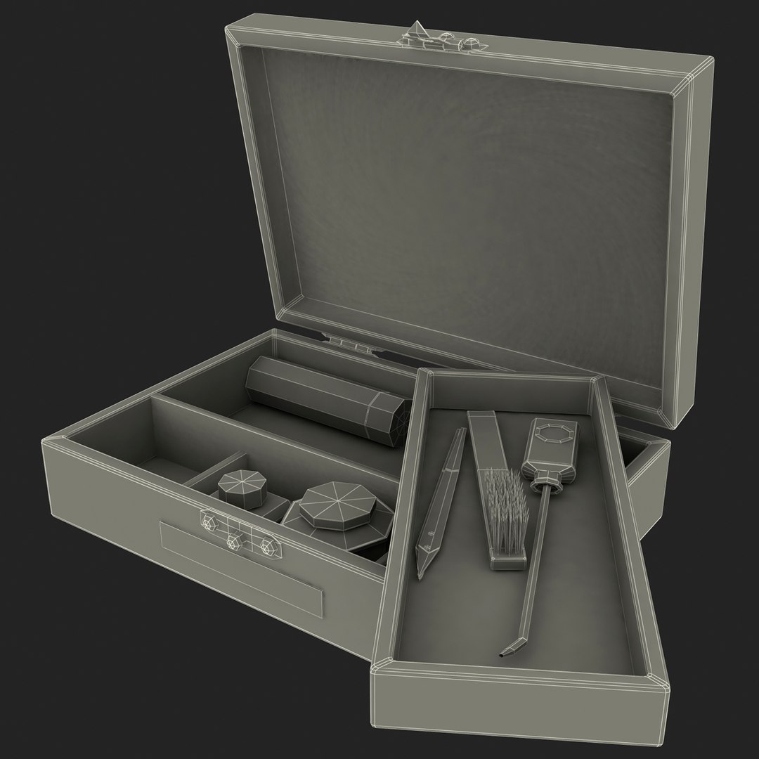 Old Cash Register 3d Model