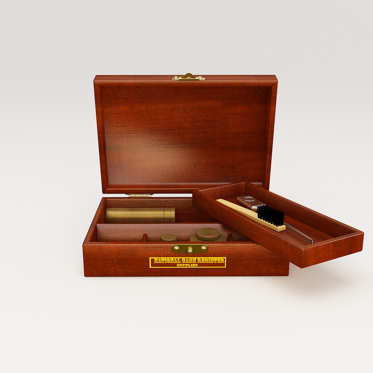 old cash register 3d model