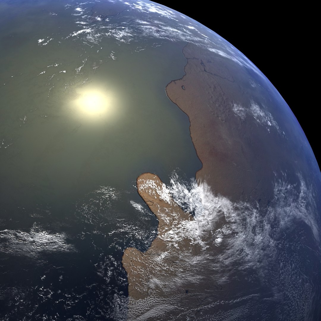 3d Cambrian Earth Early Model