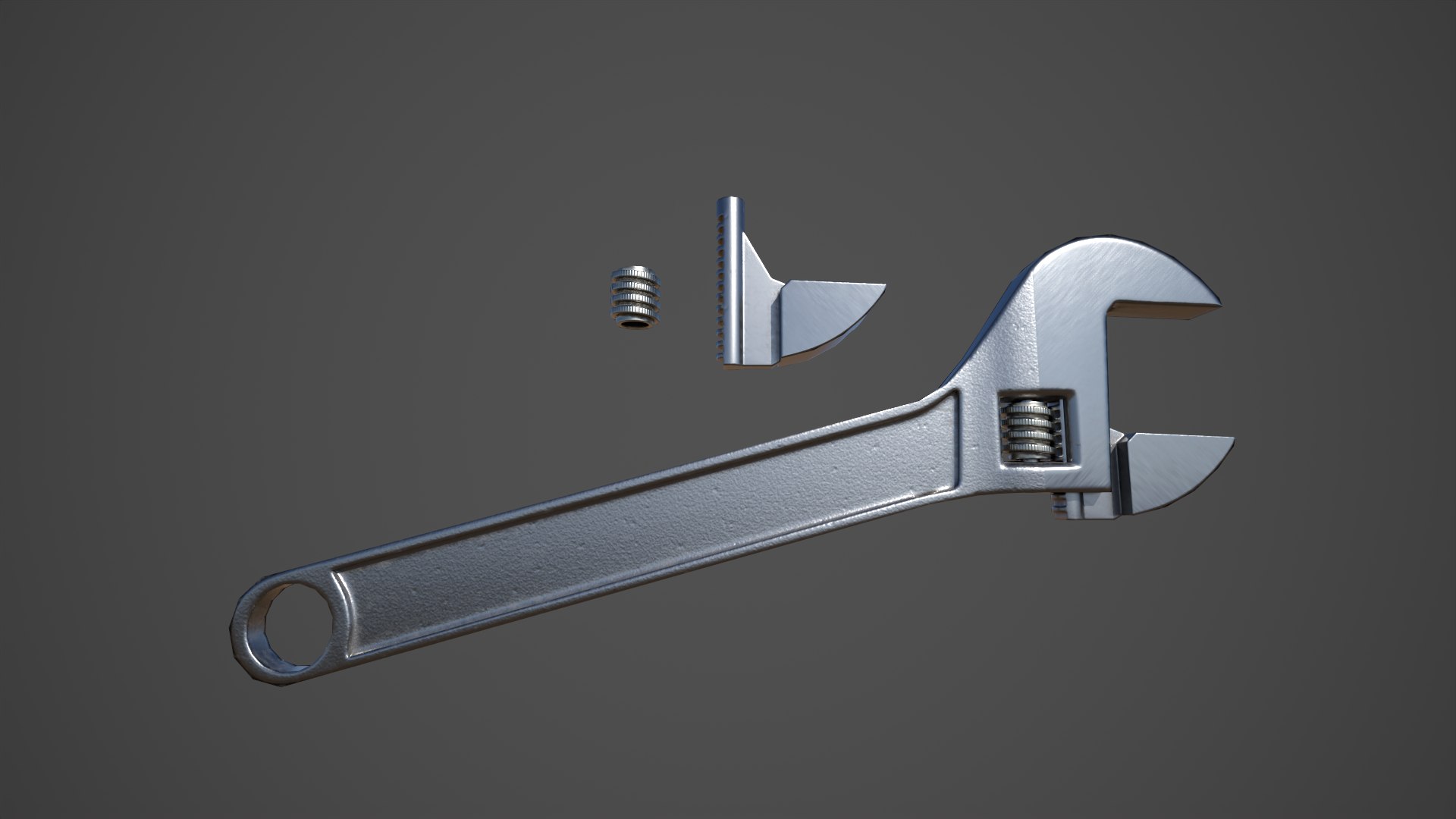 3D Adjustable Wrench - TurboSquid 2030776