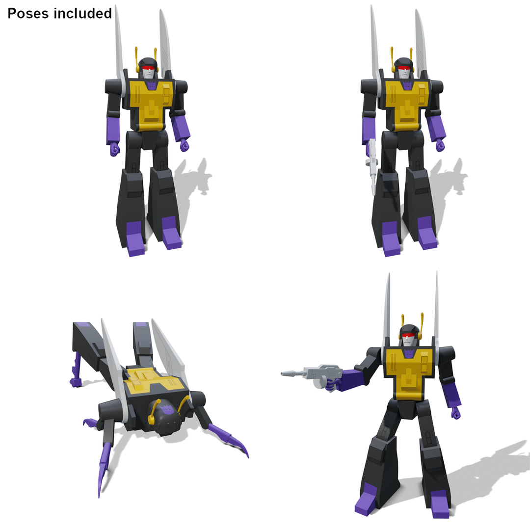 Transformers G1 Kickback 3D - TurboSquid 1789661