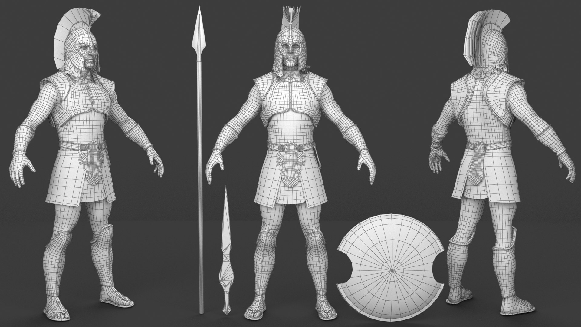 Achilles V2 3D model - TurboSquid 1814705