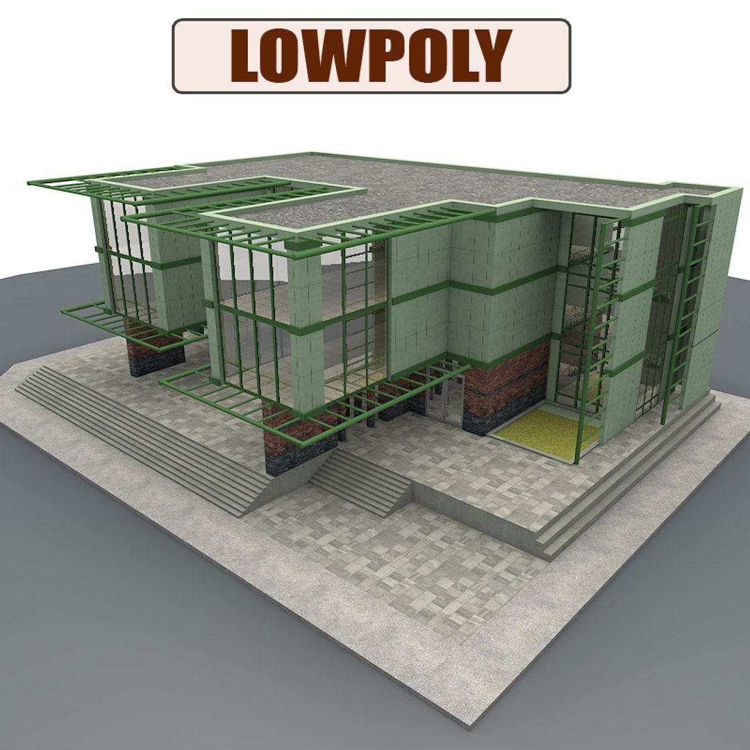 3d Office Building Model