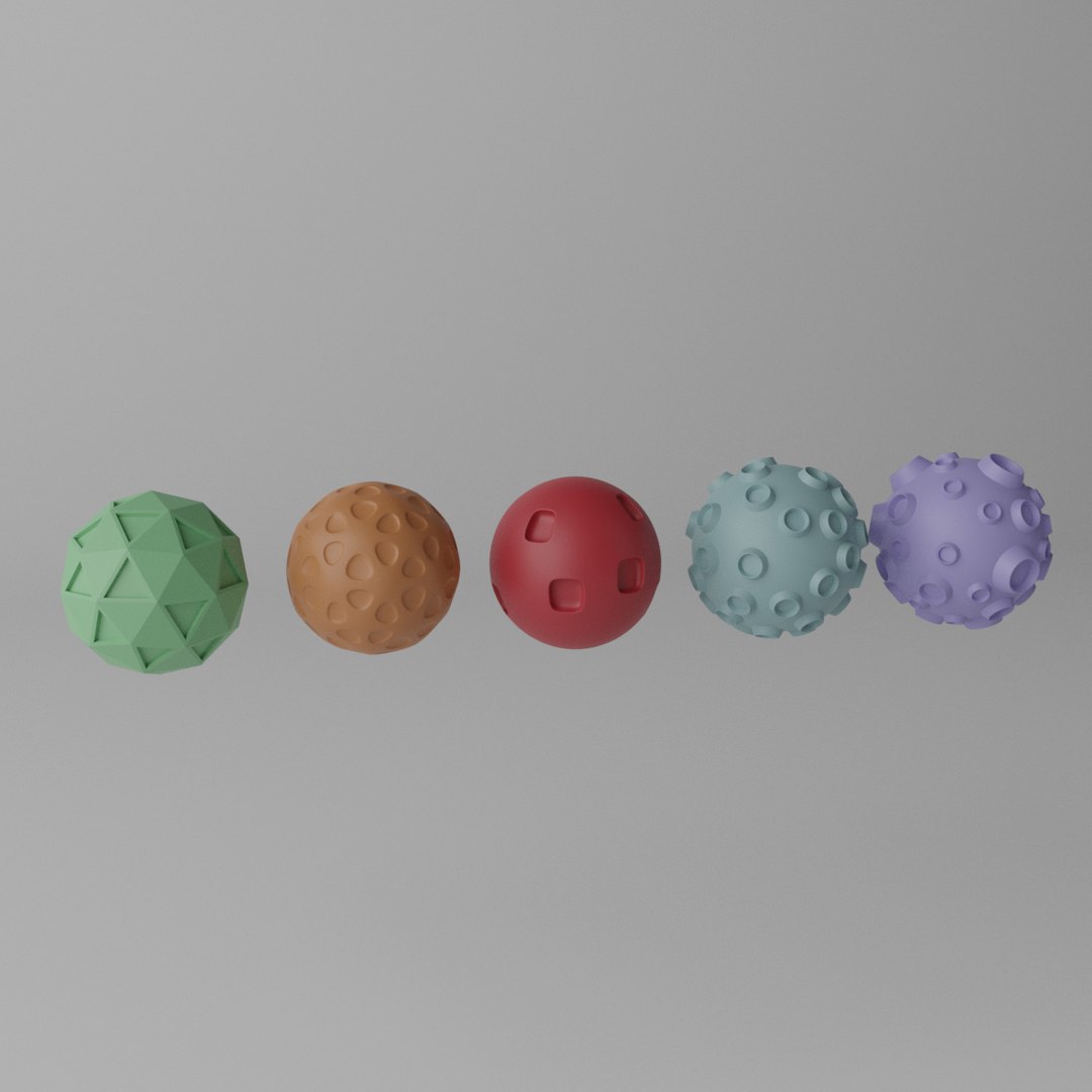 3D Cartoon Cute Planet Moon Star Collection 3D Model Model - TurboSquid ...