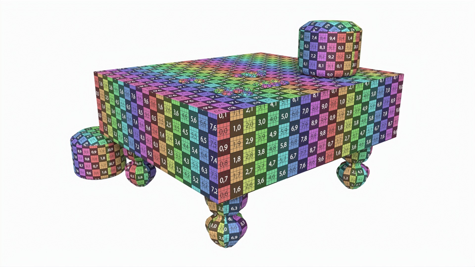 3D Strategy Go-Ban Decorated Board Game 02 Model - TurboSquid 2130137